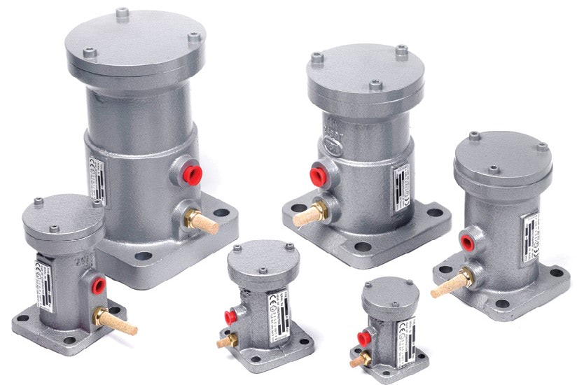 Pneumatic Piston Vibrators - Heavy Duty Industrial Vibrators - Hindon